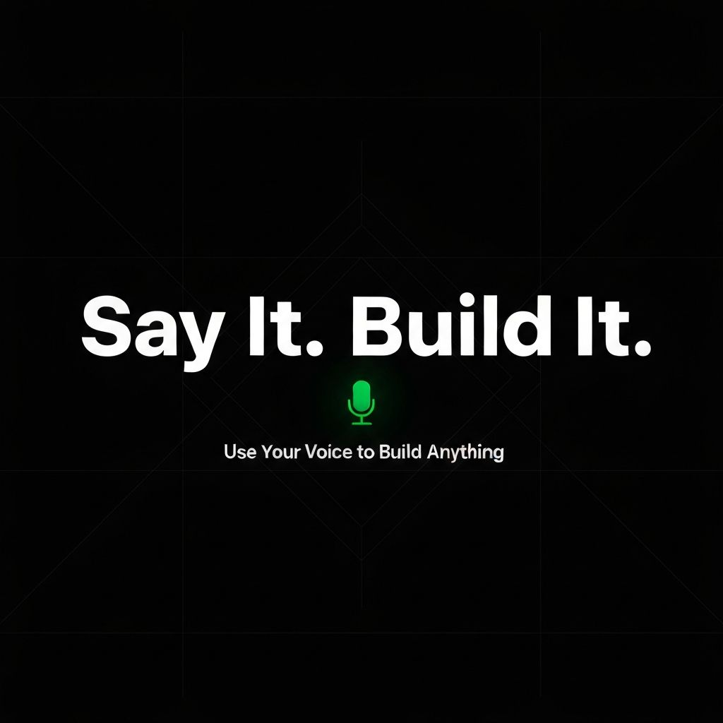 Say It Build It — Build Your First App in 90 Minutes. Free.